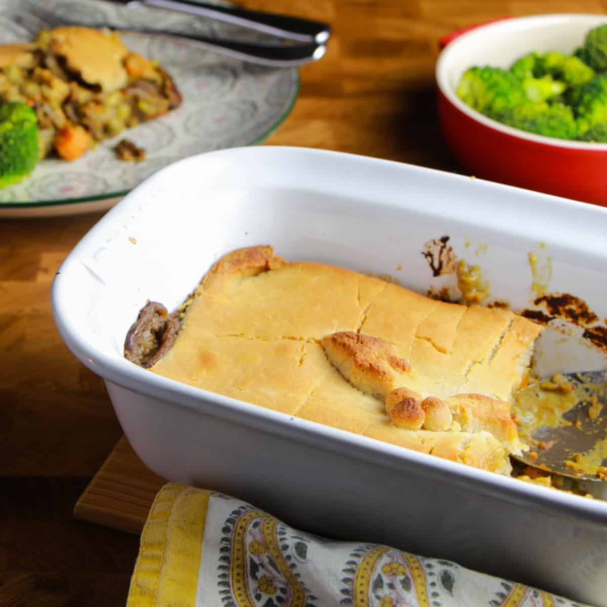 Creamy Vegan Pot Pie with Tahini Pastry - Cooking With Camilla